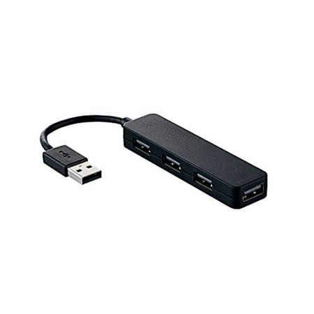 Elecom 4-Port USB2.0 Hub Black – Popular Book Company Pte Ltd