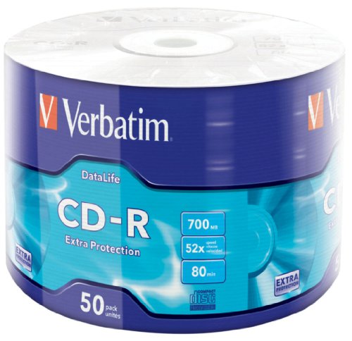 Verbatim CD-R Extra Protection 700 MB 50 Pc(s) – Popular Book Company ...