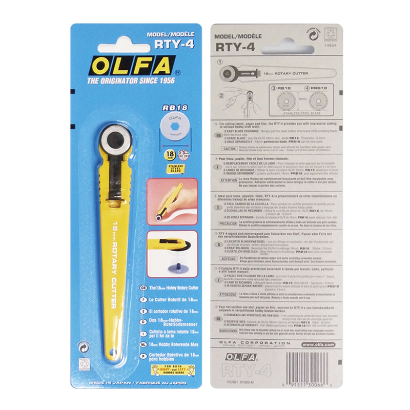 Olfa Rotary Cutter RTY-4 – Popular Book Company Pte Ltd