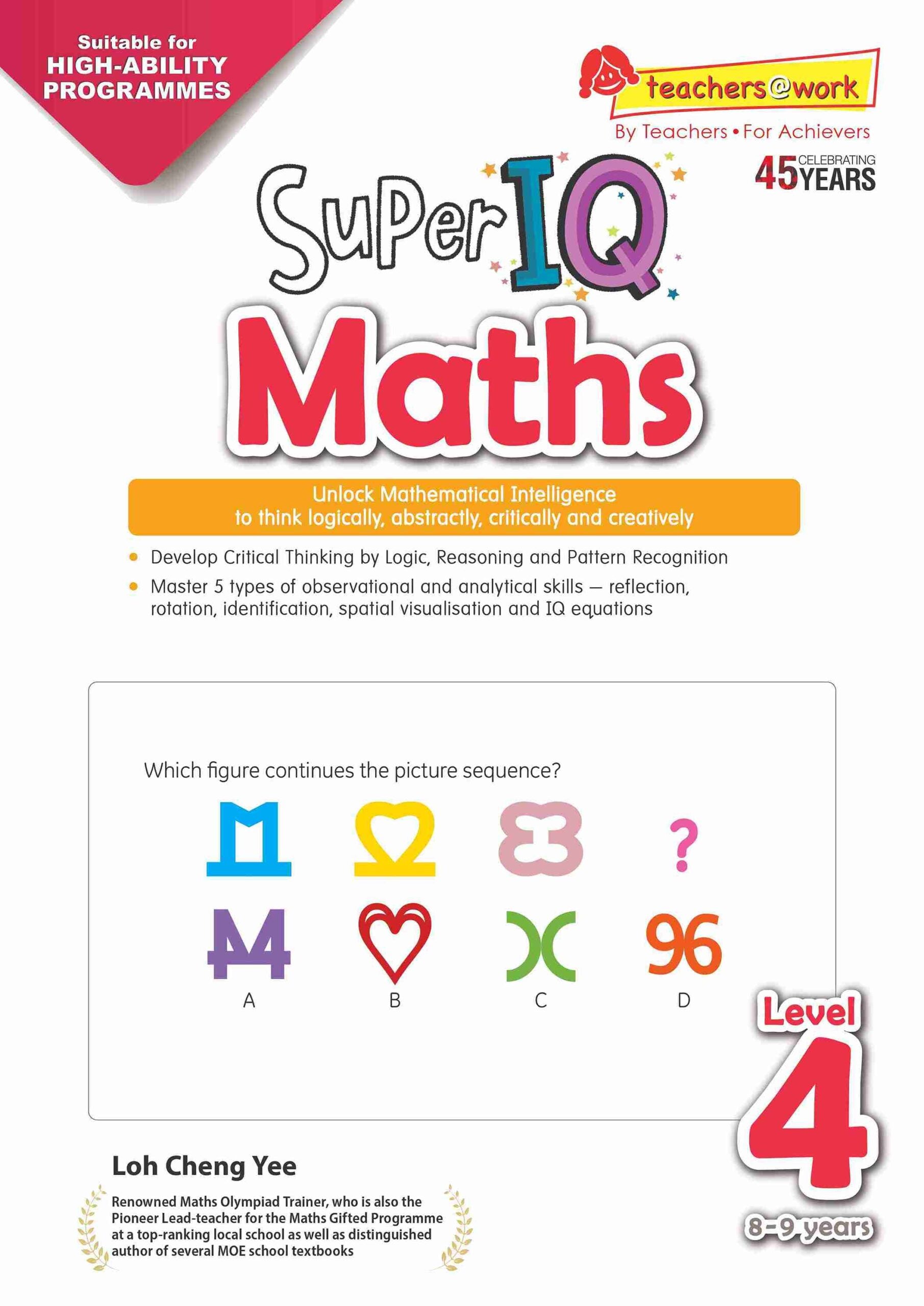 SUPER IQ Maths Level 4 (8-9 years) – Popular Book Company Pte Ltd