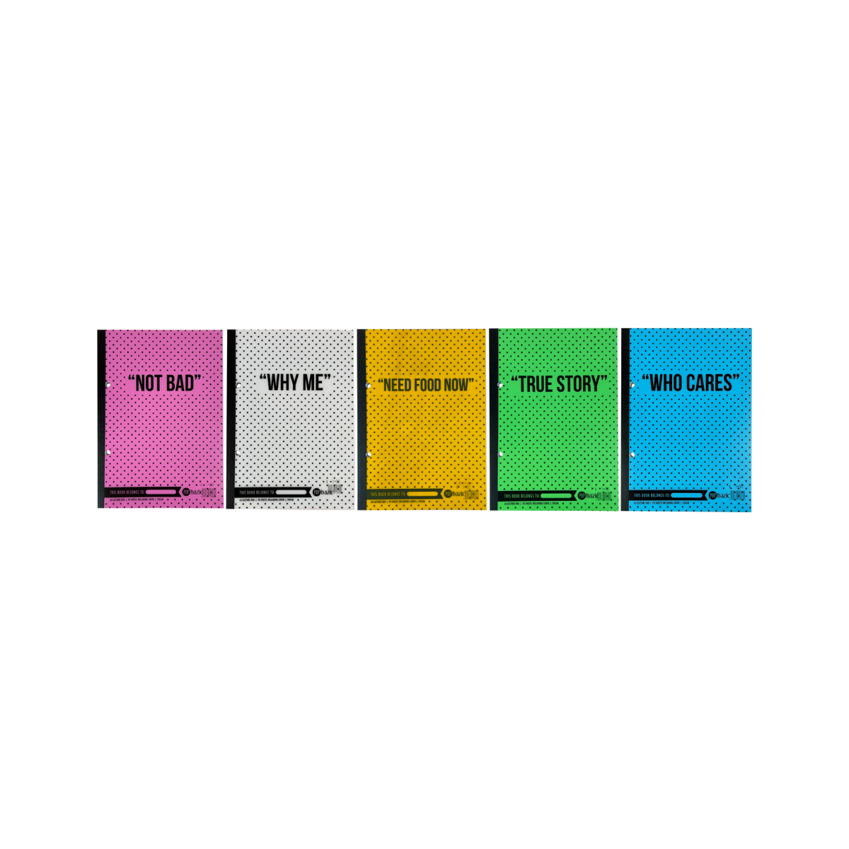 POP BAZIC 1x5 Writing Pad A5 70's 70g – Popular Book Company Pte Ltd