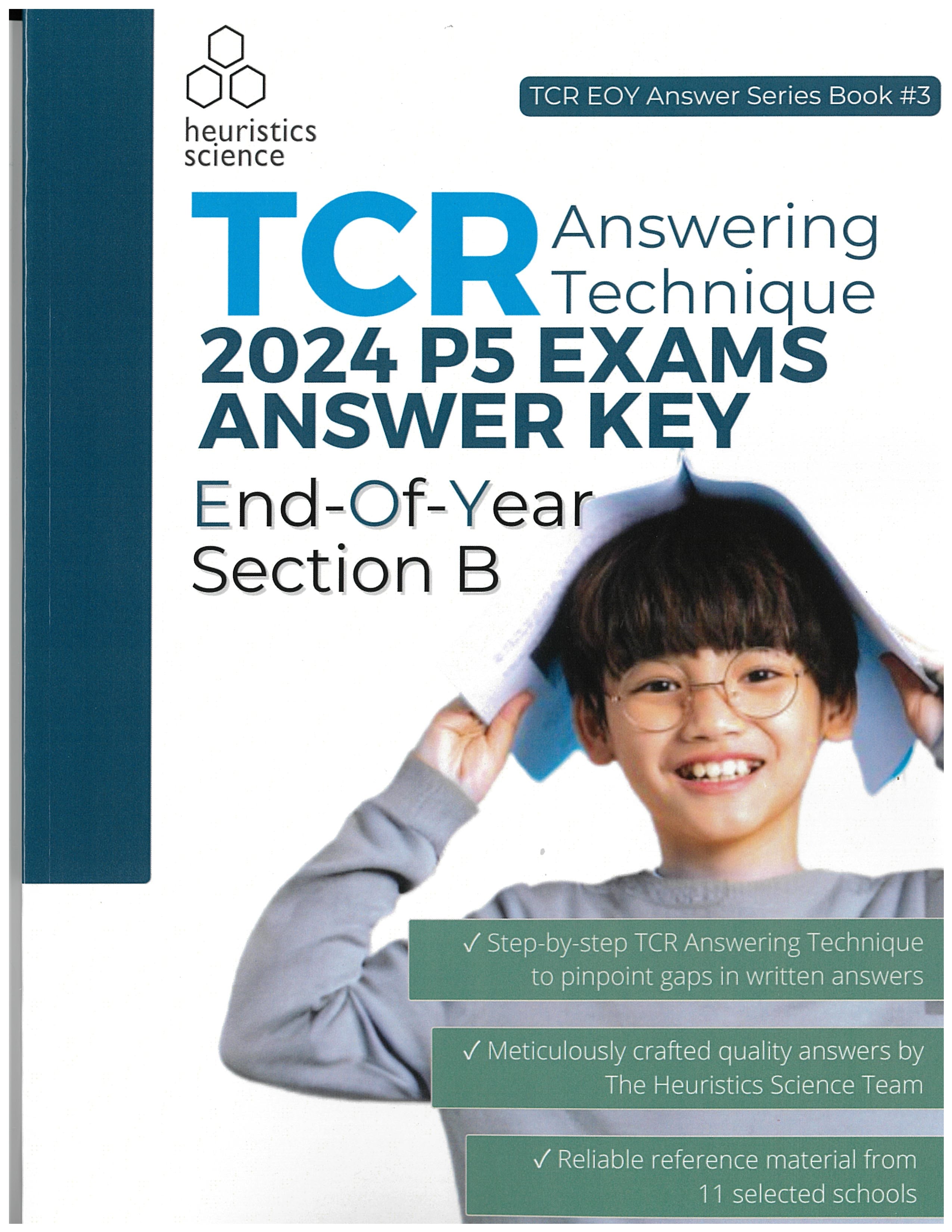 TCR Method – Answering Technique 2024 P5 Exam Answer Key – Popular Book ...