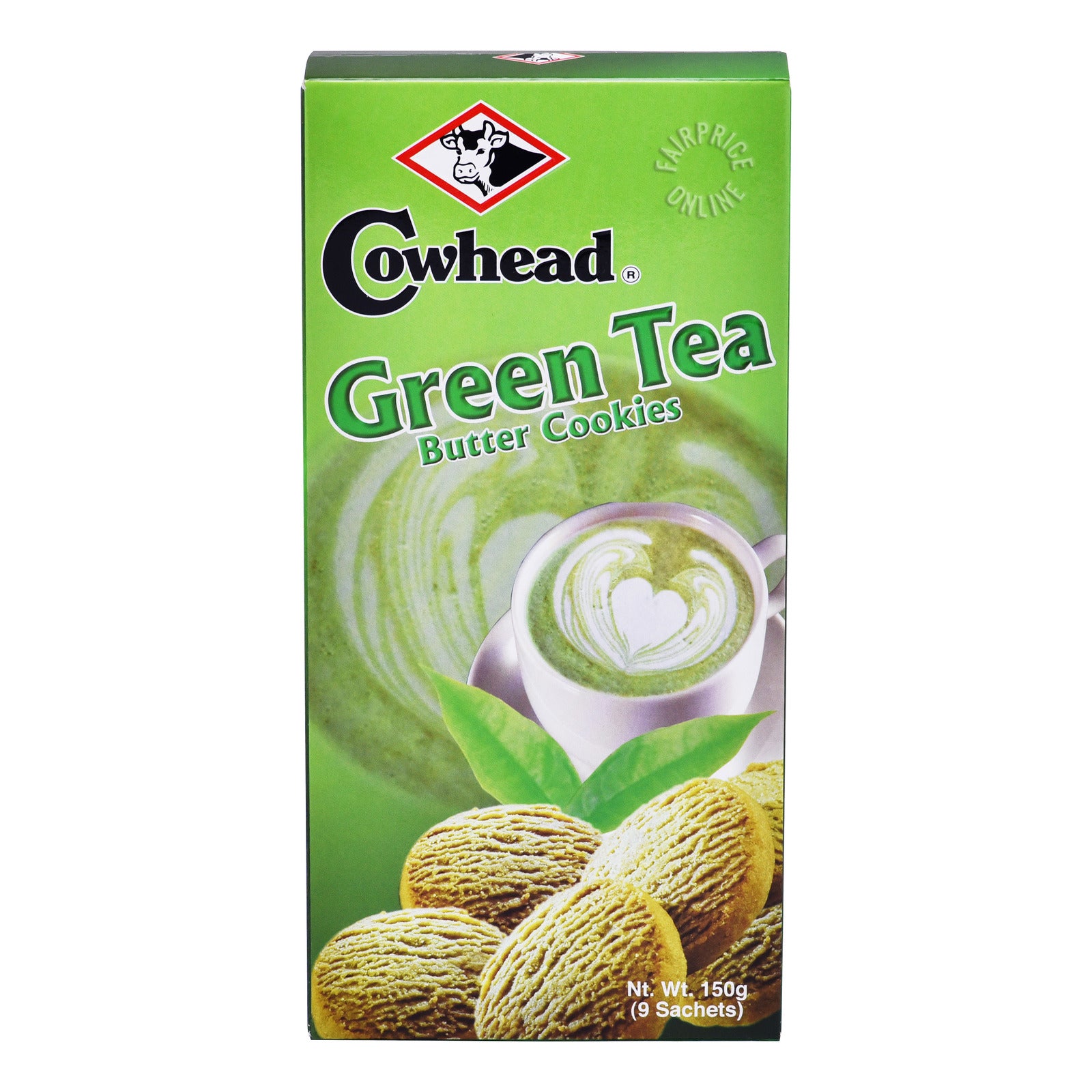 Cowhead Green Tea Butter Cookies 150g – Popular Book Company Pte Ltd
