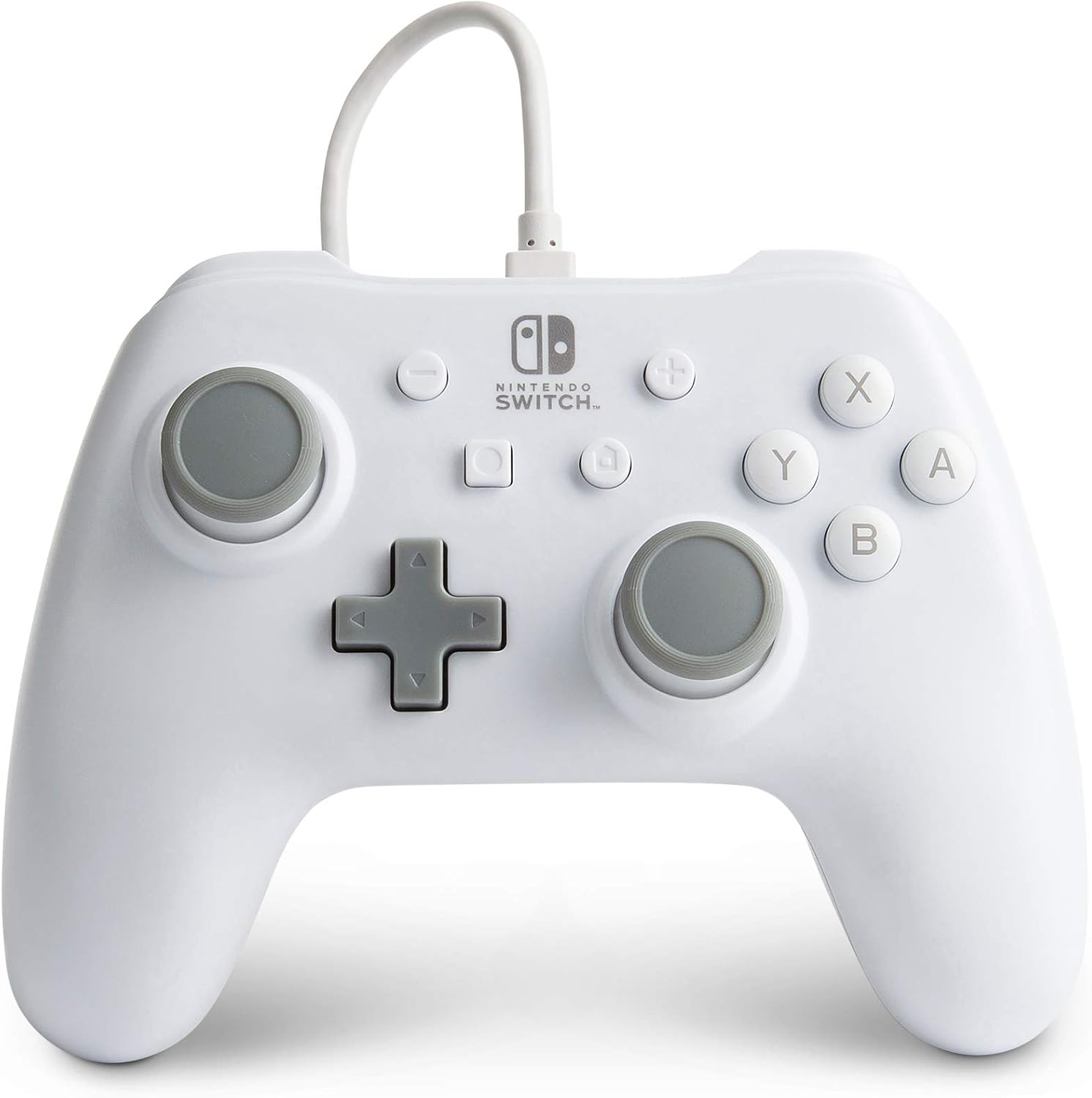 Powera Wired Gaming Controller For Nintendo Switch - White (officially ...