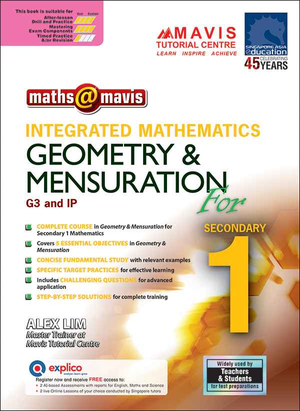 Integrated Mathematics Geometry & Mensuration For Secondary 1 [G3 and ...