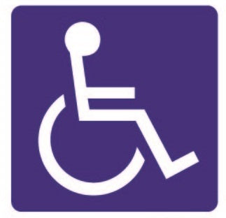 COSMO HANDICAP SIGN SA14-661B (150mm x 150mm) – Popular Book Company ...