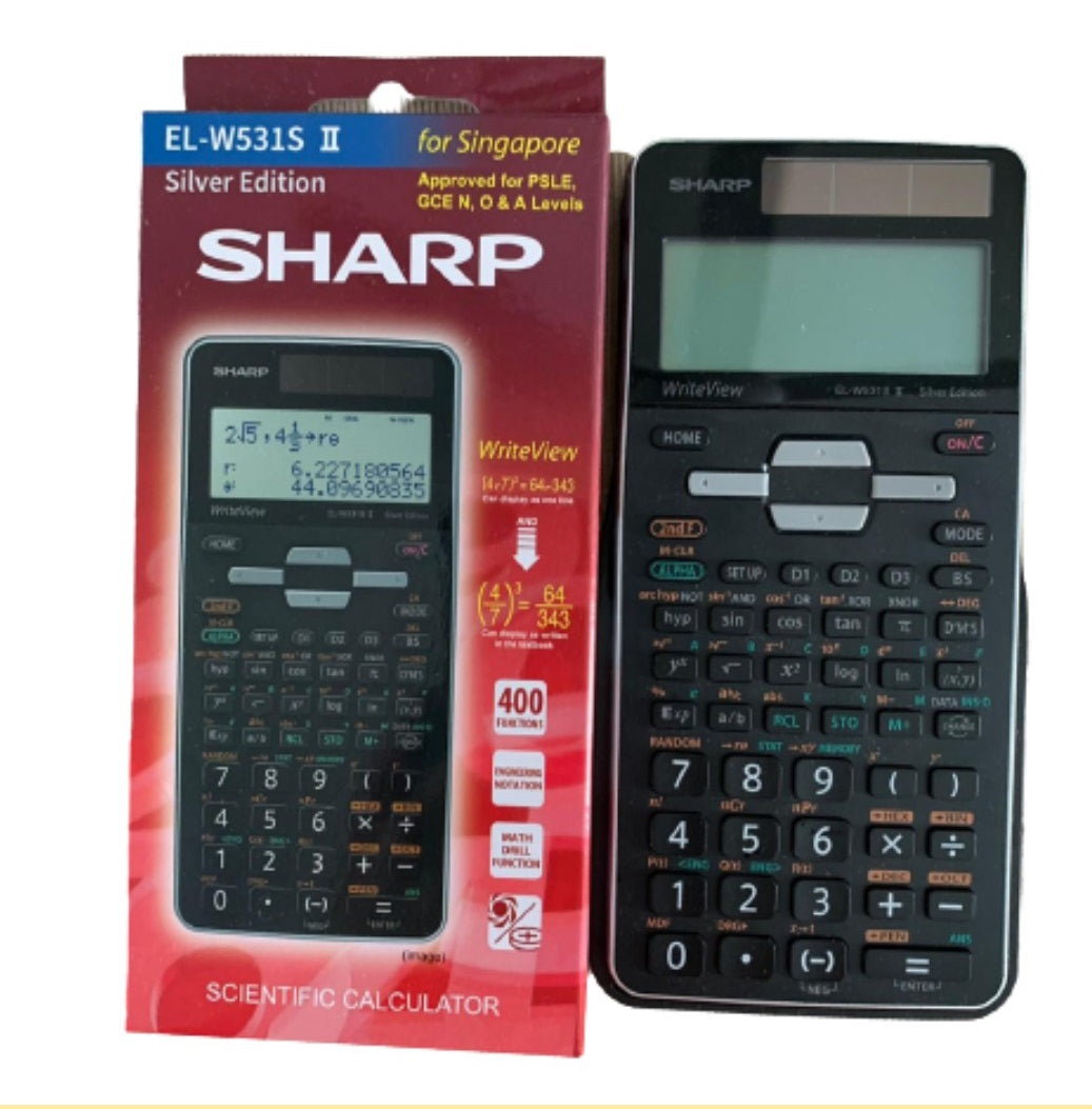 Sharp Scientific Calculator El-w531s Ii – Popular Book Company Pte Ltd
