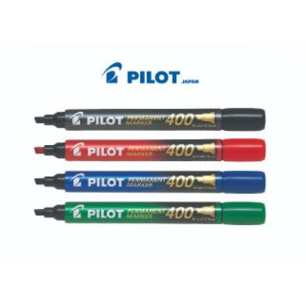Pilot Permanent Marker 400 (broad) Set Of 4, Assorted Colour – Popular ...