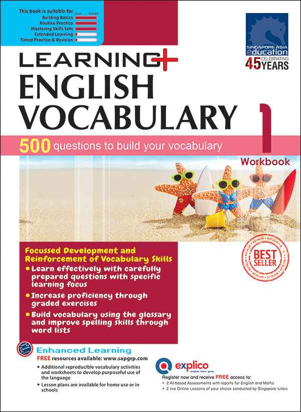 LEARNING+ ENGLISH VOCABULARY Workbook 1 – Popular Book Company Pte Ltd