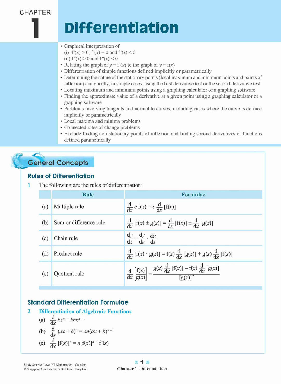A-Level STUDY SMART H2 Mathematics Calculus – Popular Book Company Pte Ltd
