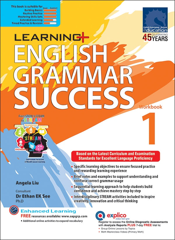 Learning+ English Grammar Success Workbook 1 – Popular Book Company Pte Ltd