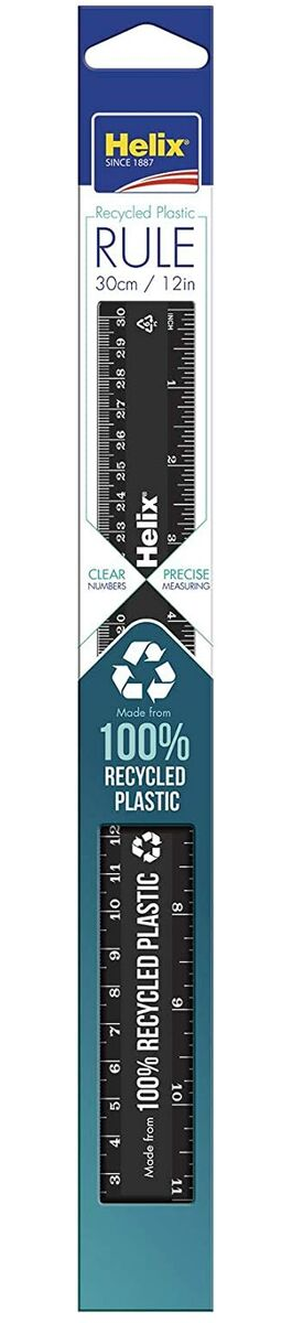 Helix Recycled Plastic Ruler 30cm – Popular Book Company Pte Ltd