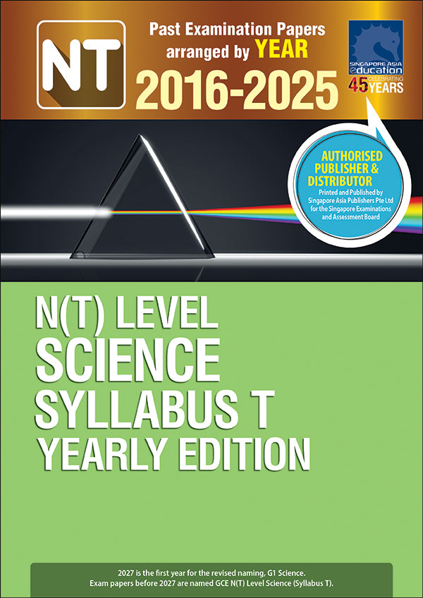 N(T)-Level Science YE (2016-2025) – Popular Book Company Pte Ltd