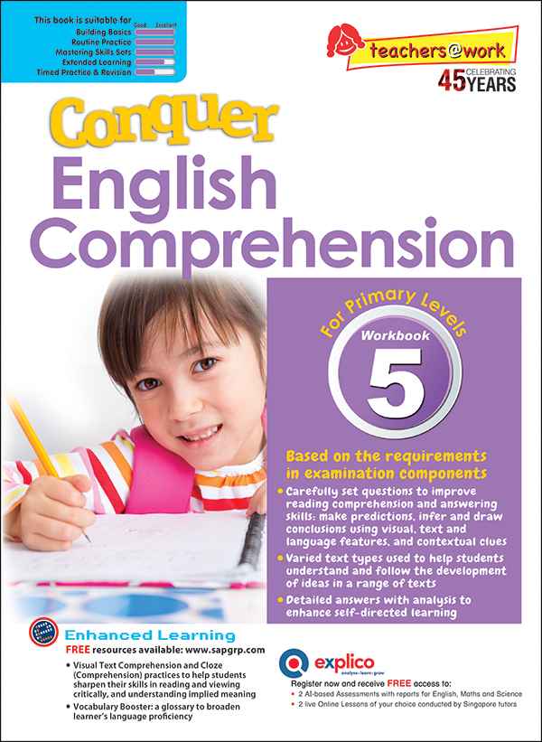 Conquer English Comprehension Workbook 5 – Popular Book Company Pte Ltd