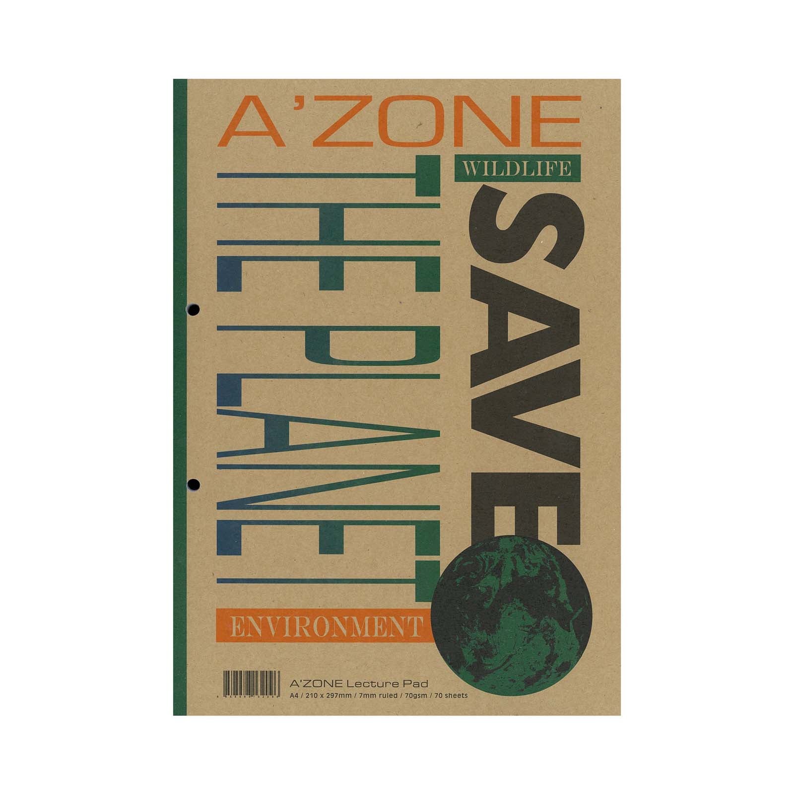 A'ZONE Lecture Pad 1x5 S A4 Plps5 – Popular Book Company Pte Ltd