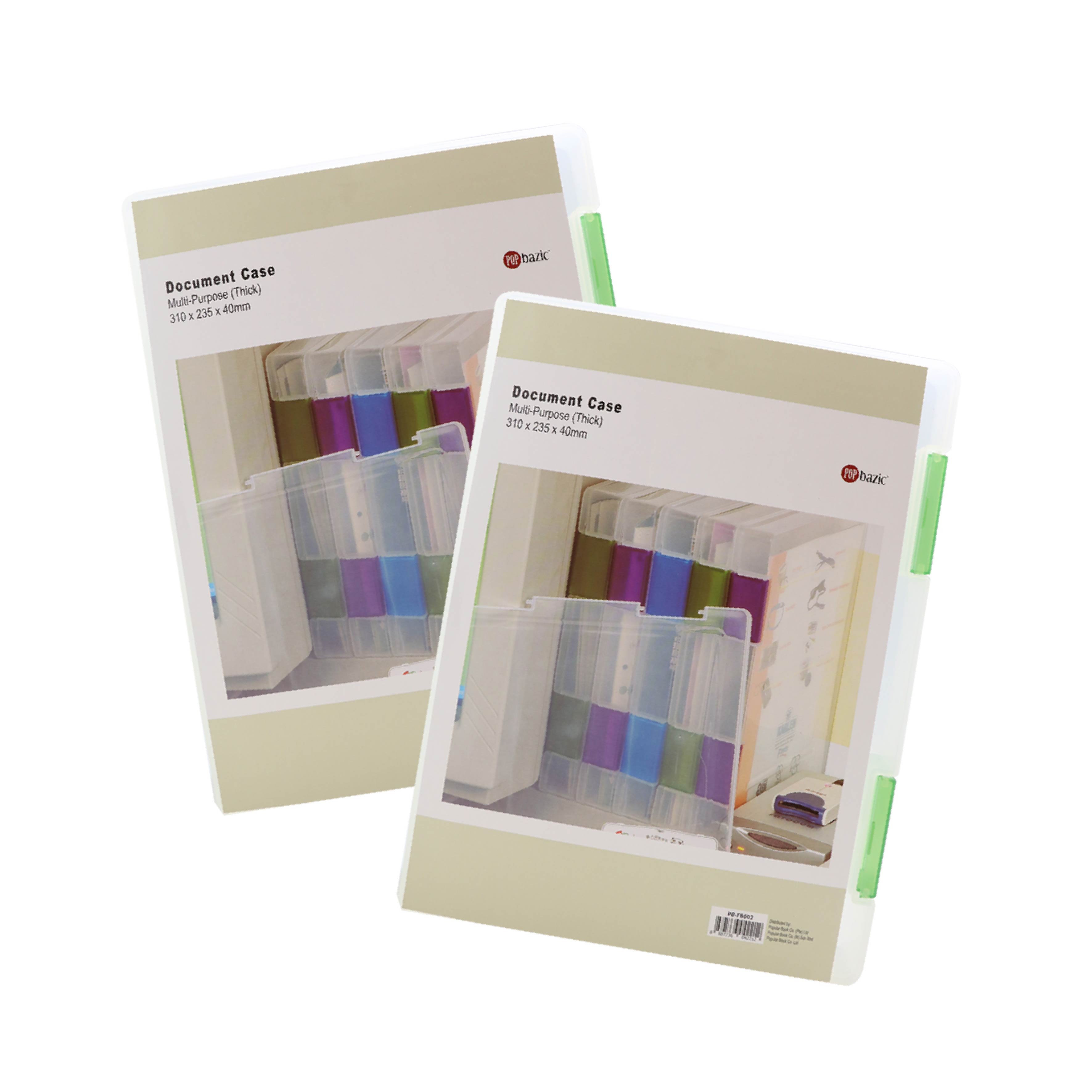 POP BAZIC Document Case A4 Size (20mm/40mm) - Pack of 2 – Popular Book ...