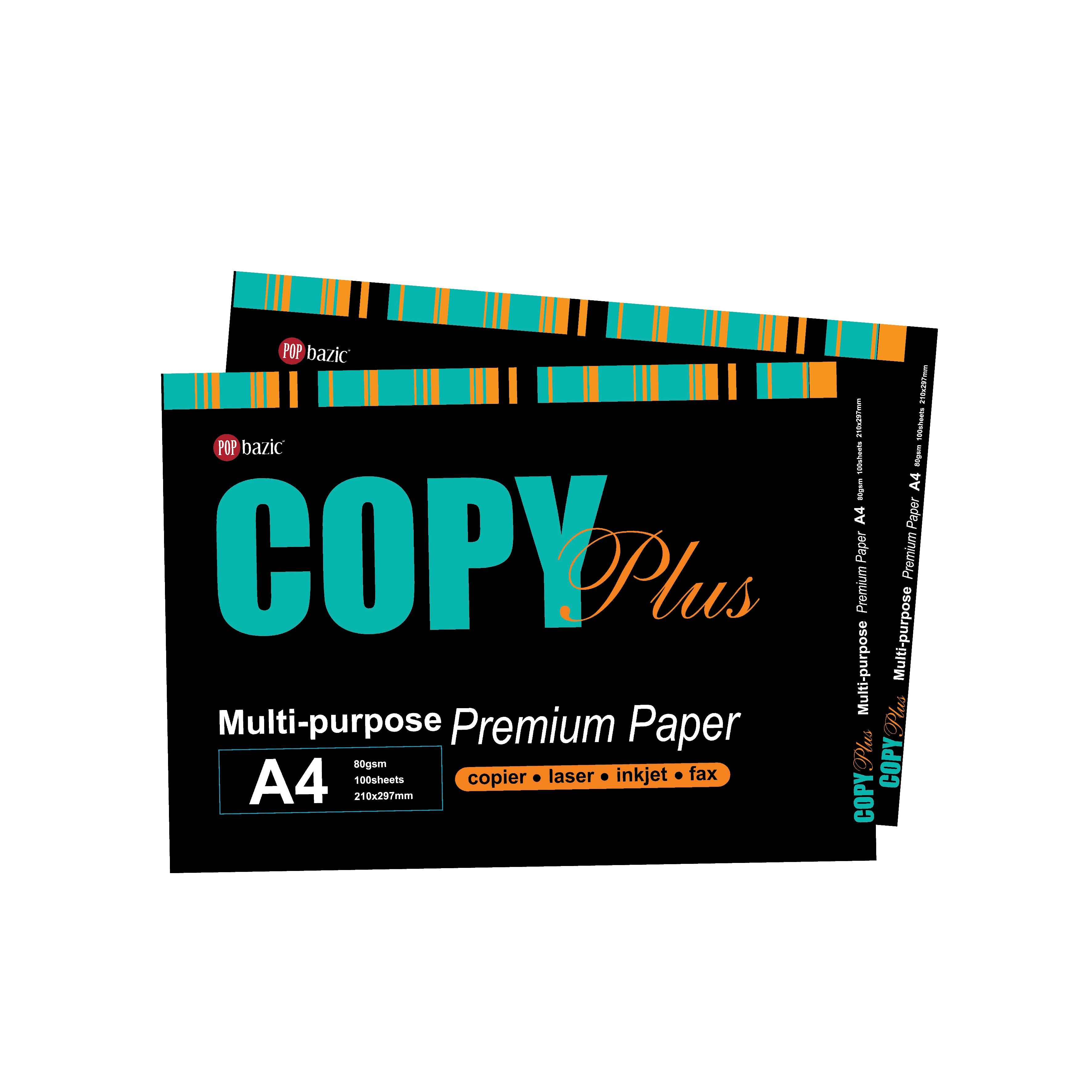 POP BAZIC A4 Paper 100 Sheets (Twin Pack) – Popular Book Company Pte Ltd